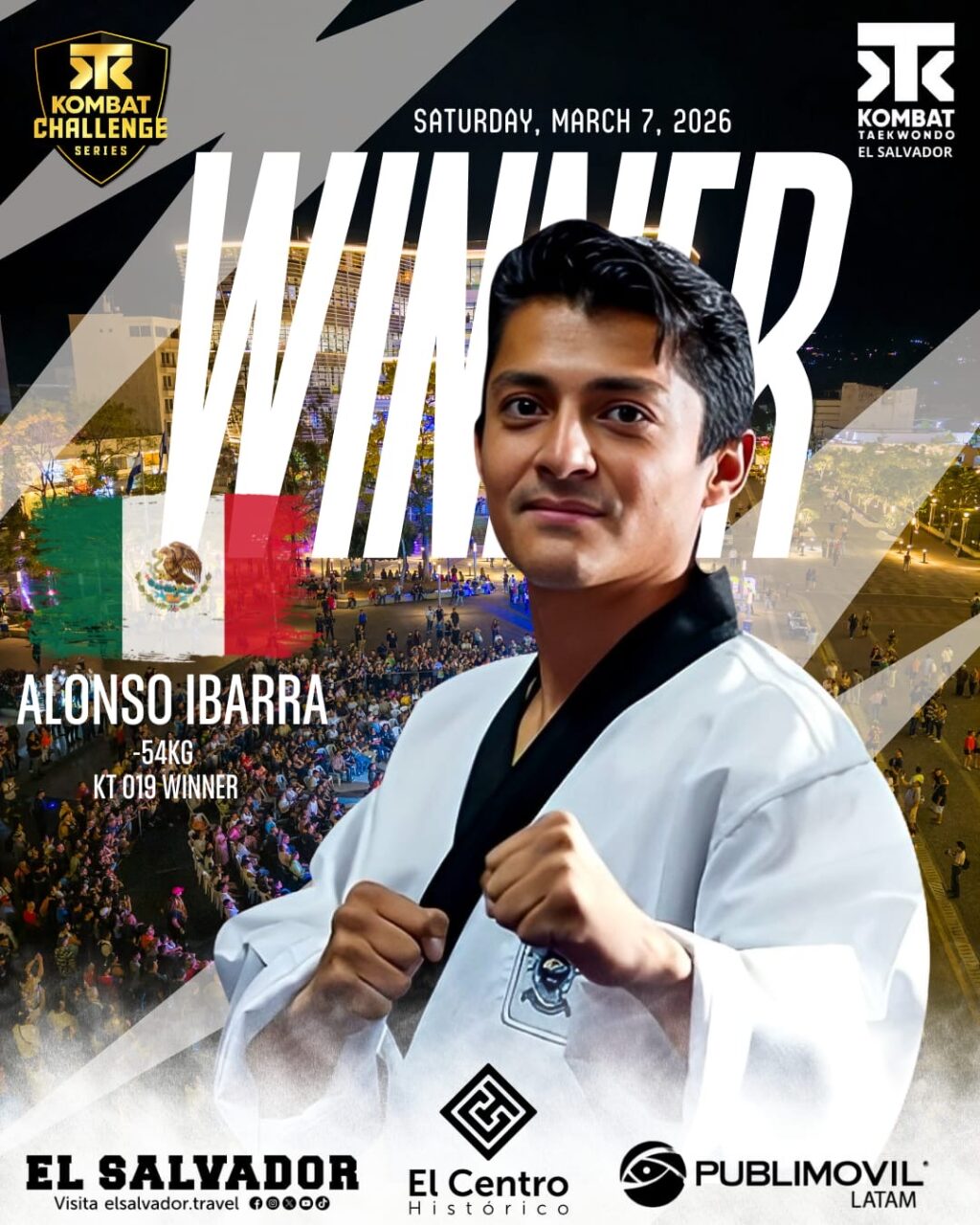 Resultados del Kombat Taekwondo Challenge Series 019 en El Salvador ...